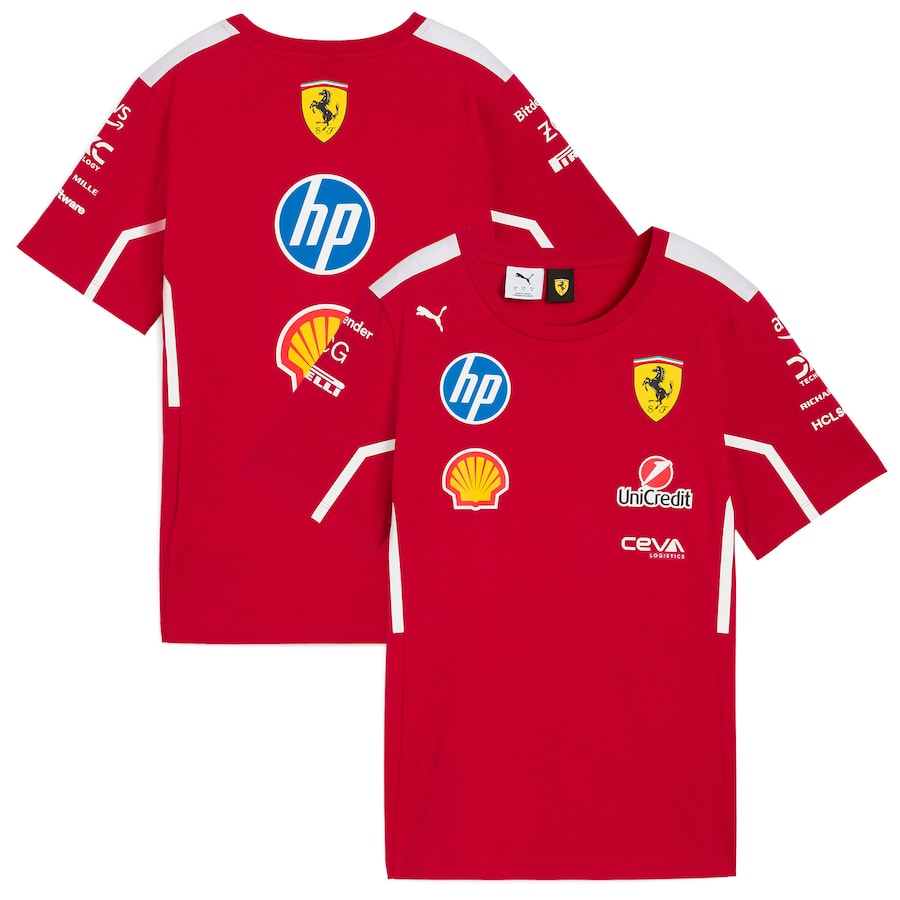 Escudería Ferrari HP Remera Oficial del Equipo 2025 – Sprint Shop